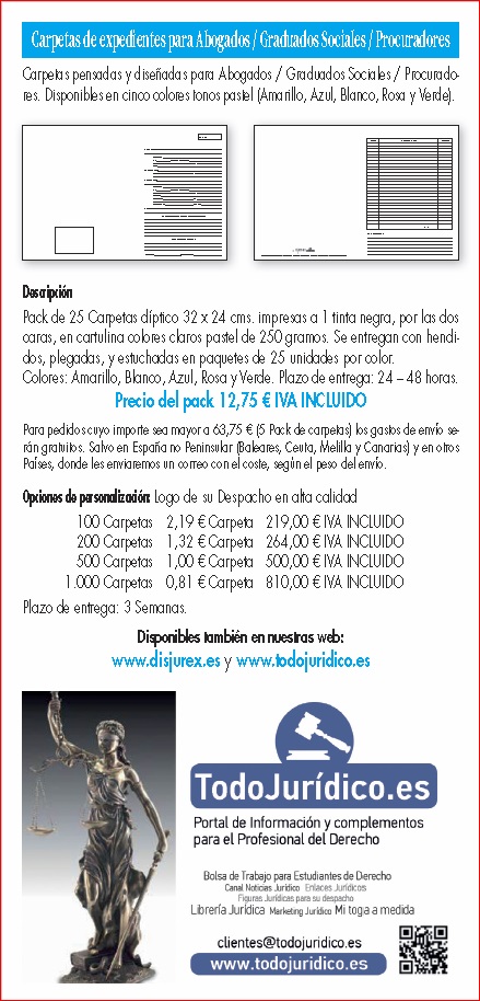 habilitar Indica A la verdad carpetas para expedientes abogados seno ...