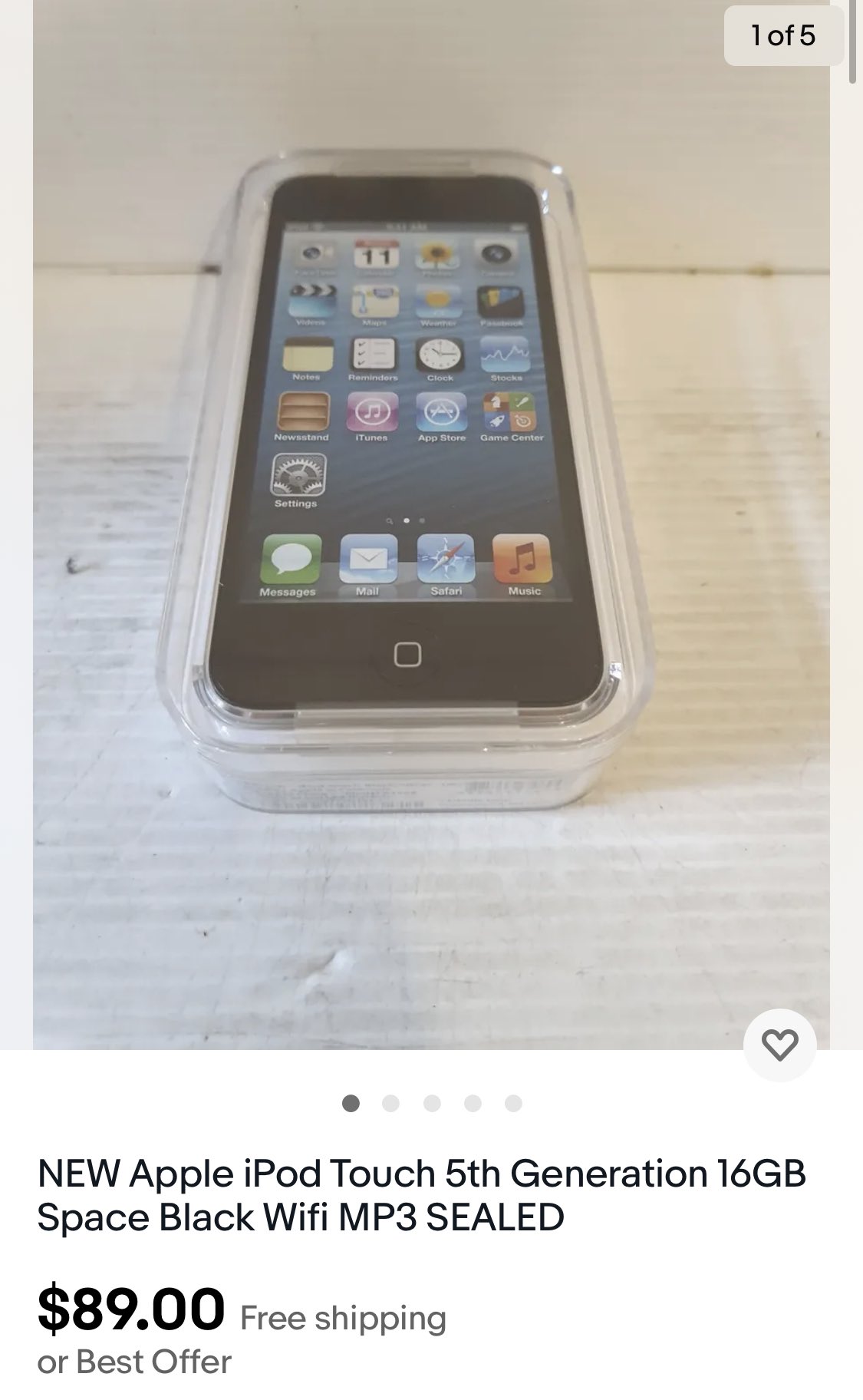 Ipod Touch 1st Generation Vs 5th Generation