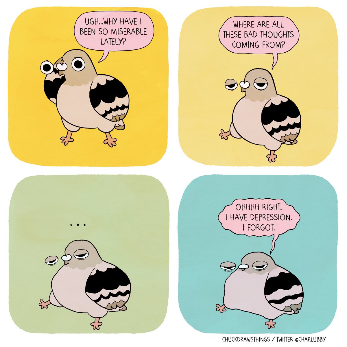 「it's national pigeon day, you say? a perfect time to mention」chuck ️の漫画