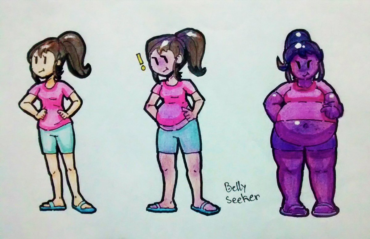 Blueberry Inflation Sequence She's Swelling Up, Like A...um, Like A