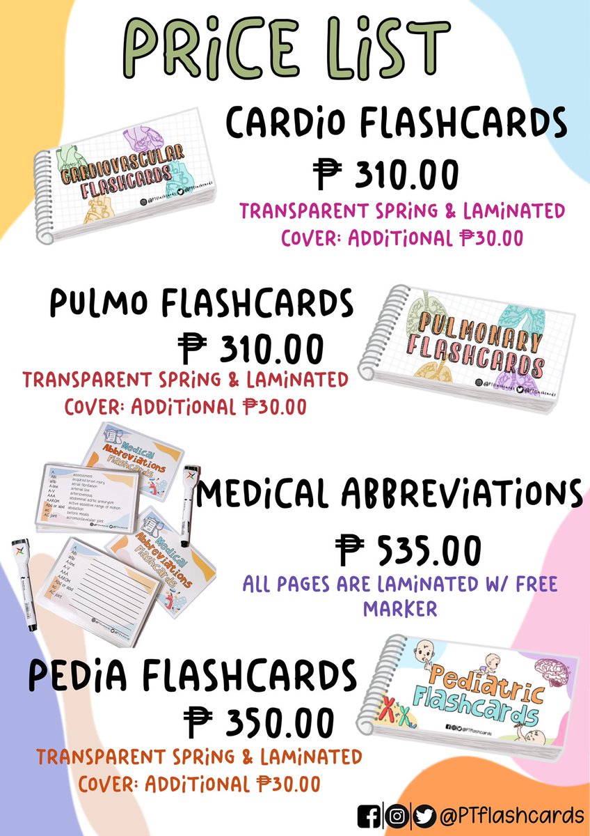 PT flashcards on Twitter: PT flashcards on Twitter: