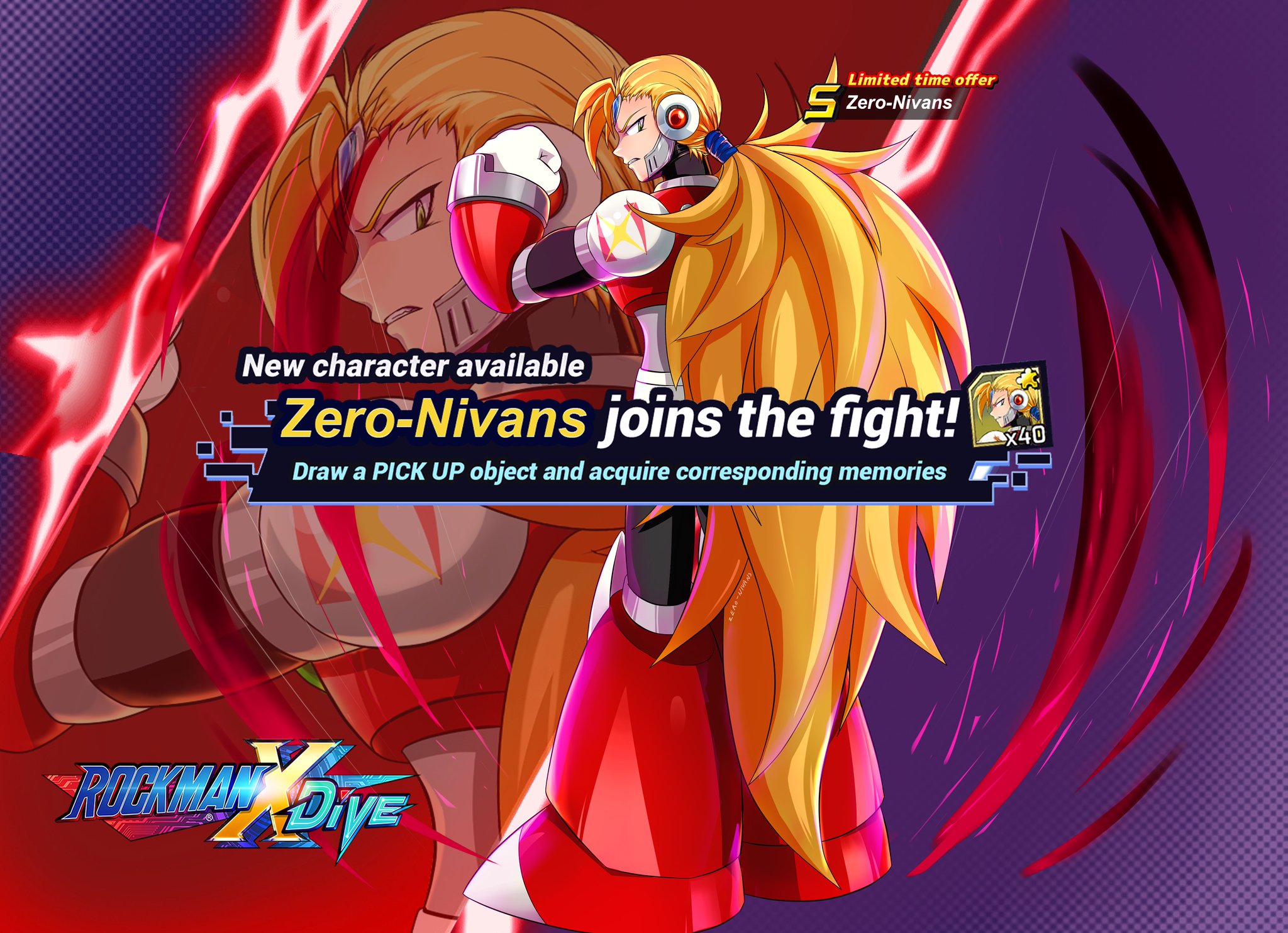 Zero Nivans on Twitter: "Me he unido a la batalla en Rockman x DIVE, prepárense para la PELEA! # ...