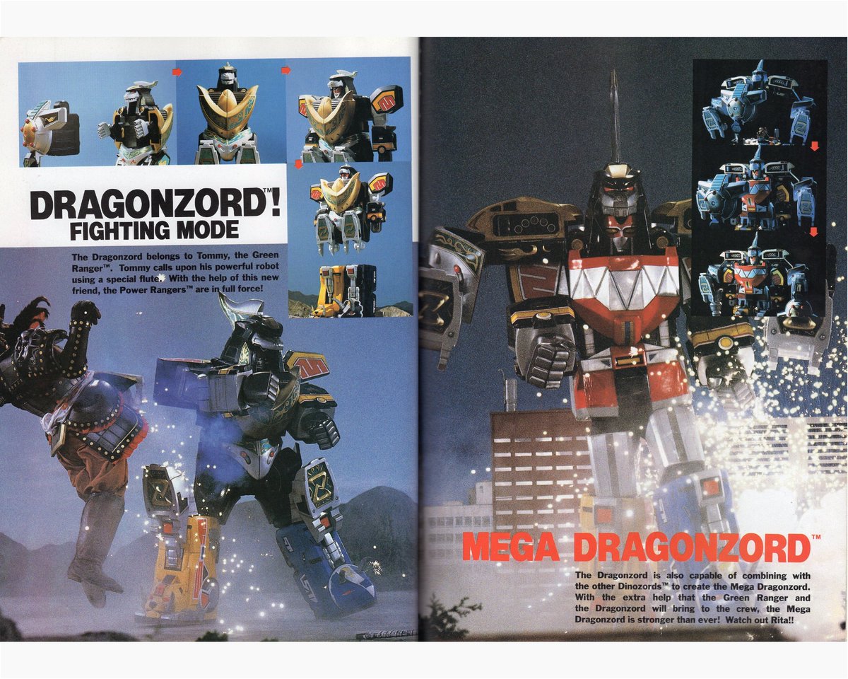 Mighty Morphin Power Rangers Dragonzord Battle Mode