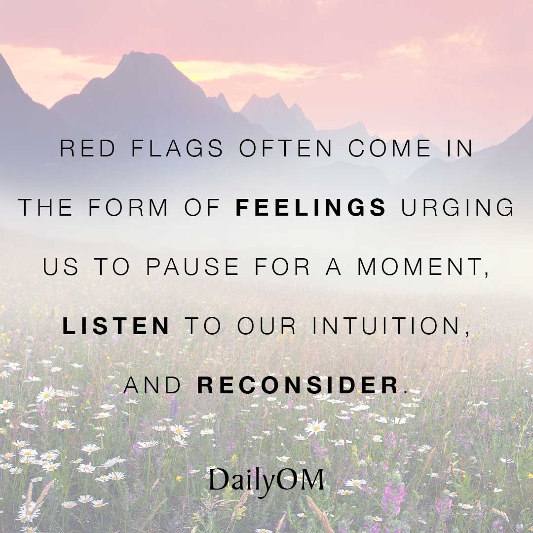 Quotes About Red Flags