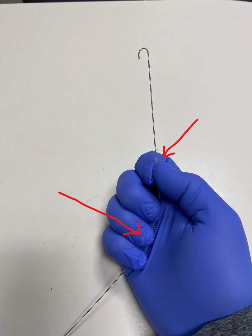🧵on how to straighten the end of a central line wire: why it's a good ...