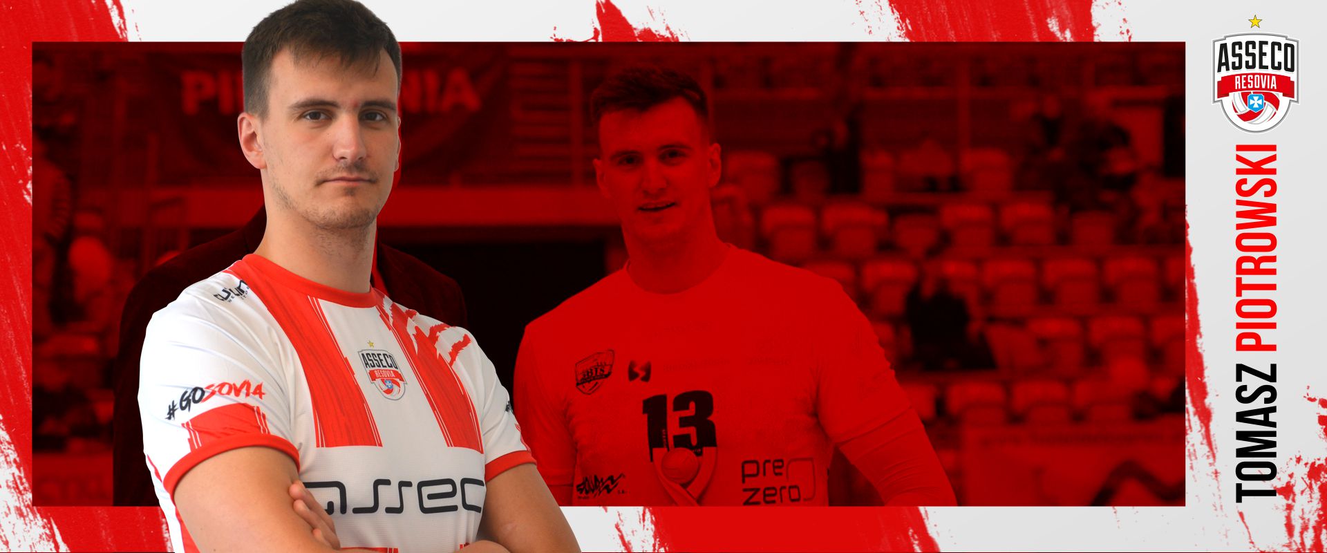 Asseco Resovia on Twitter: "Tomasz Piotrowski, 24-letni przyjmujący, w sezonie 2022/2023 będzie ...