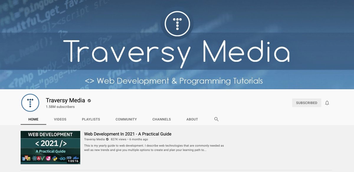 10 Best YouTube Channels for Web Developers. Thread 🧵👇 - المسلسل من Csaba Kissi @csaba_kissi - رتبها