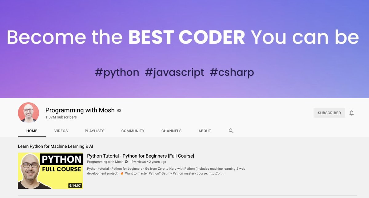10 Best YouTube Channels for Web Developers. Thread 🧵👇 - المسلسل من ...