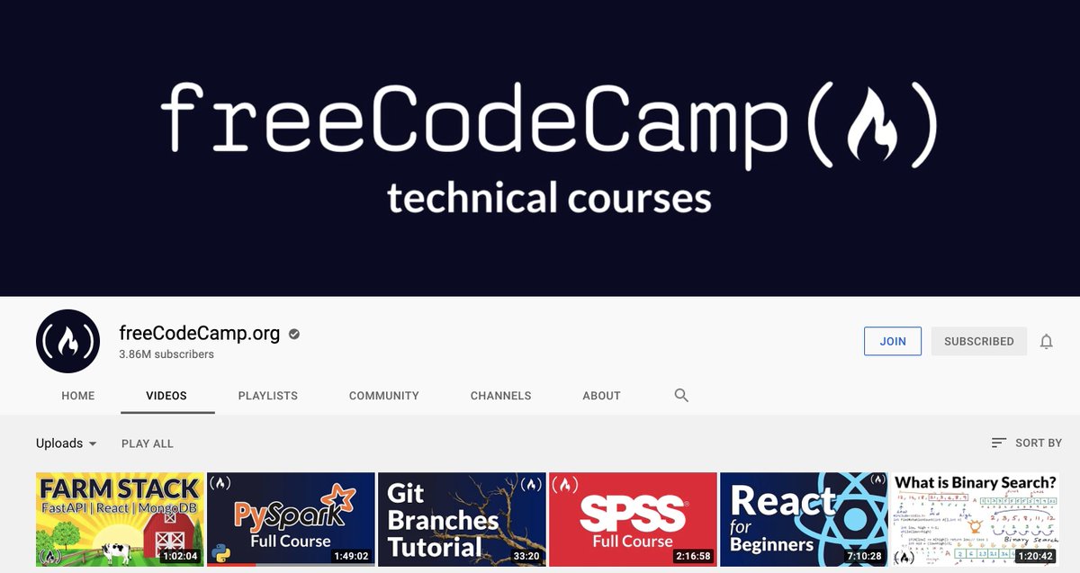 10 Best YouTube Channels for Web Developers. Thread 🧵👇 - المسلسل من Csaba Kissi @csaba_kissi - رتبها