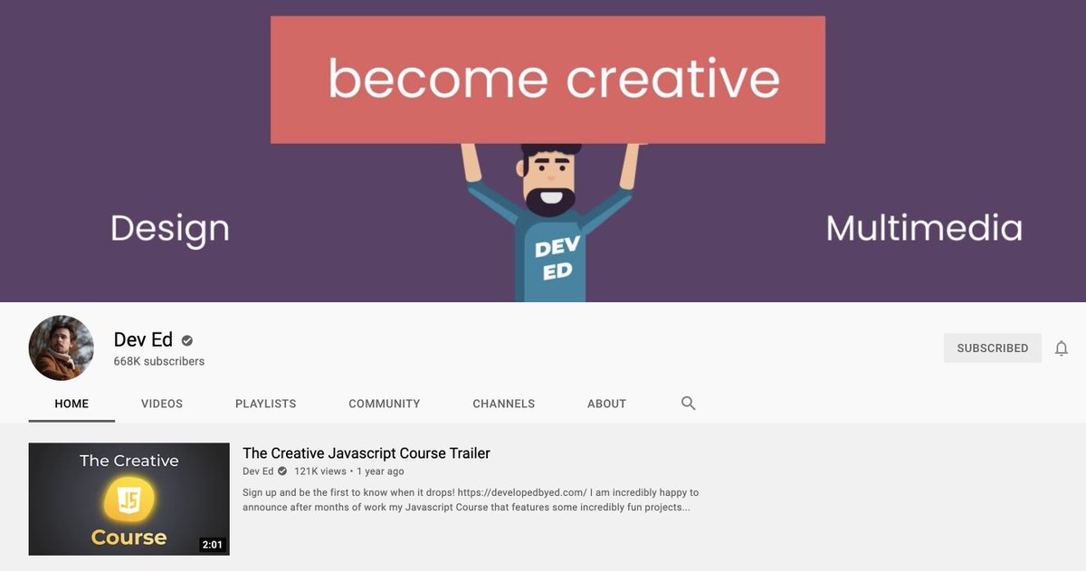10 Best YouTube Channels for Web Developers. Thread 🧵👇 - المسلسل من ...