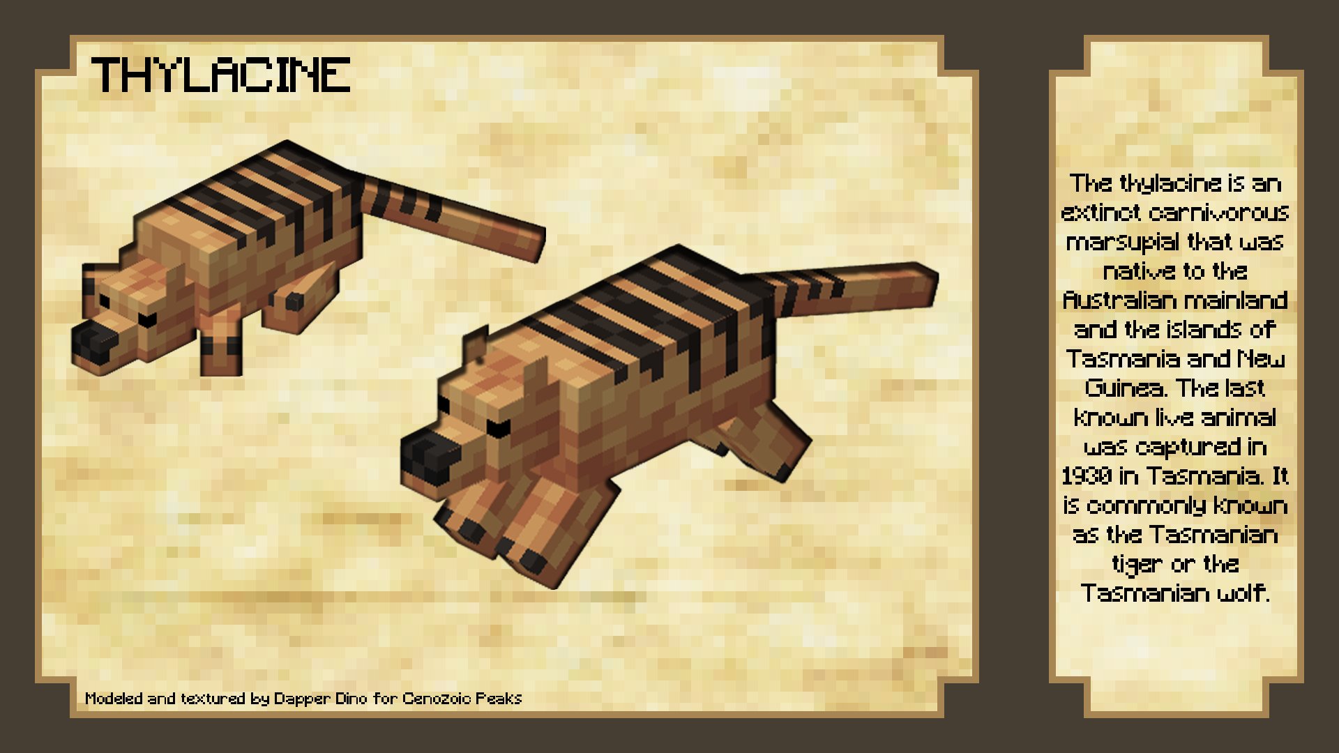 Minecraft Diplodocus Dino Mod In Minecraft 2 0 Pixel Art