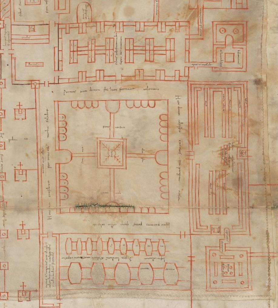 This is the *only* surviving architectural plan from the Dark Ages. For ...