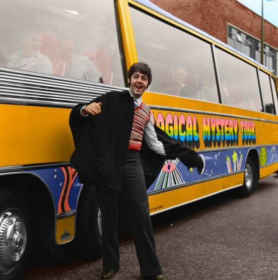 Magical Mystery Tour Bus Inside