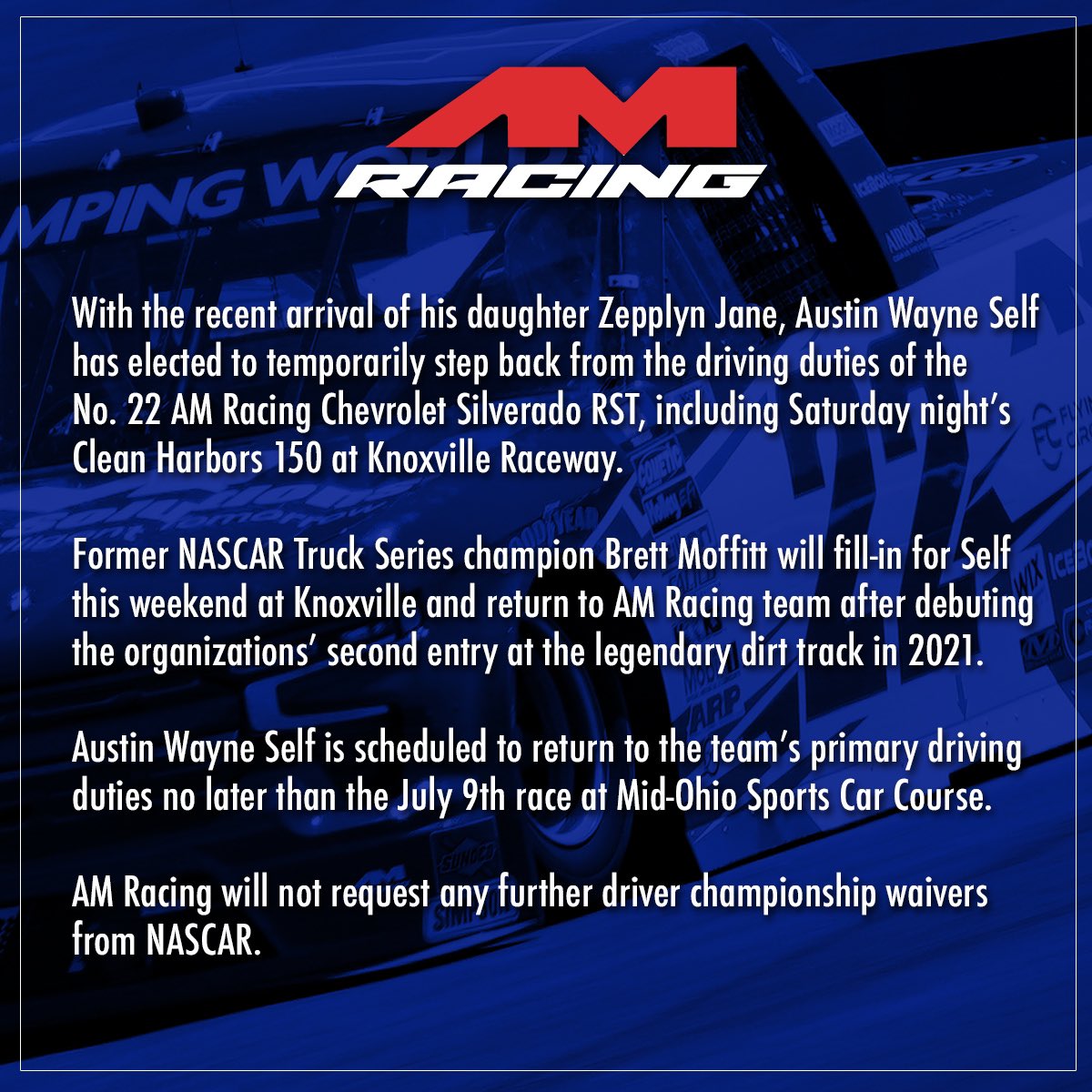 Austin Wayne Self to temporarily step back after the birth of his child ...