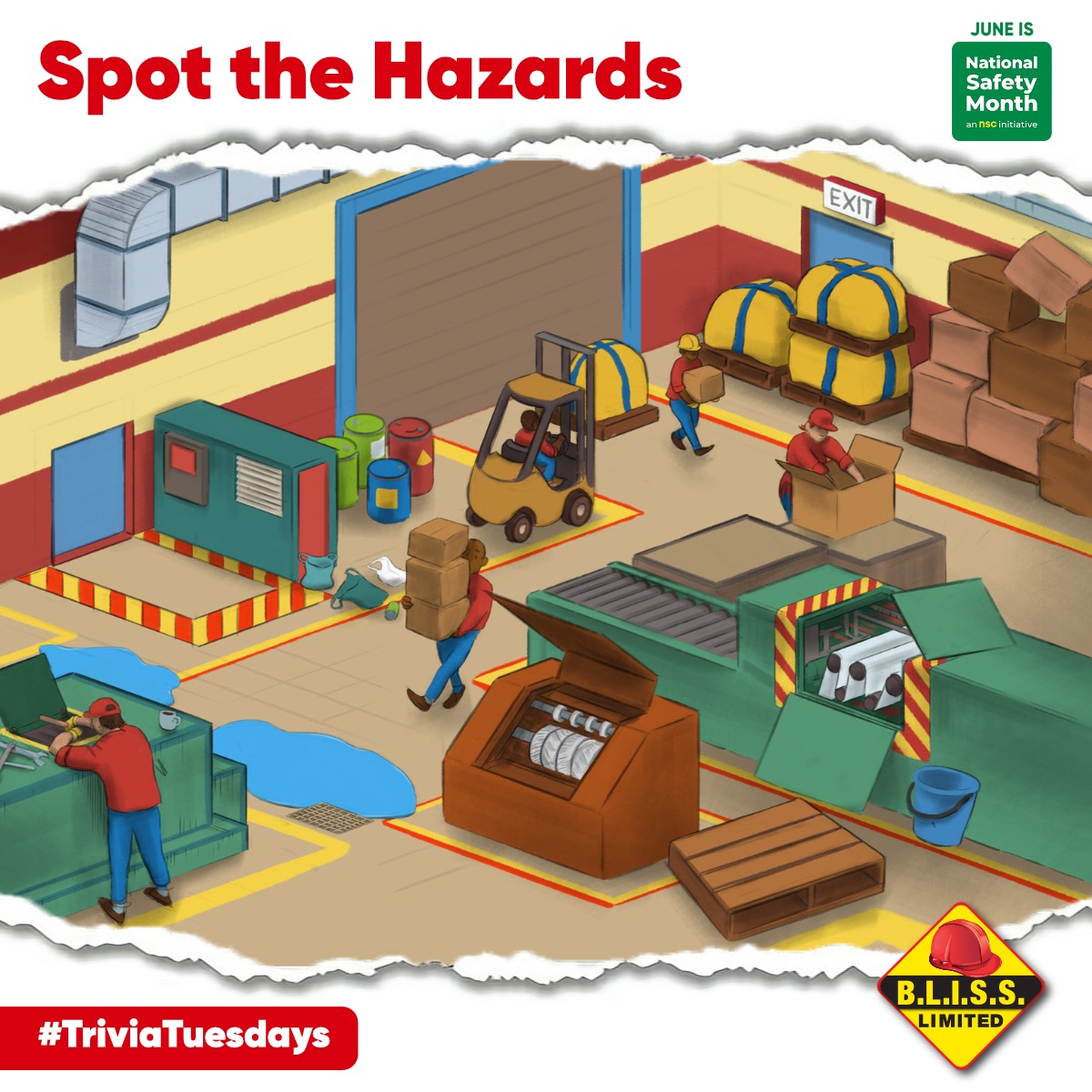 Spot The Hazards In The Workplace Picture Spot The Hazards In The Workplace Picture