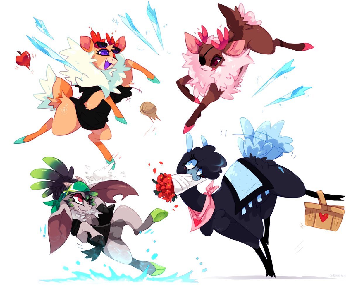 「Friendlies with the gang amiright #thems」|★HOSHPOSH★のイラスト