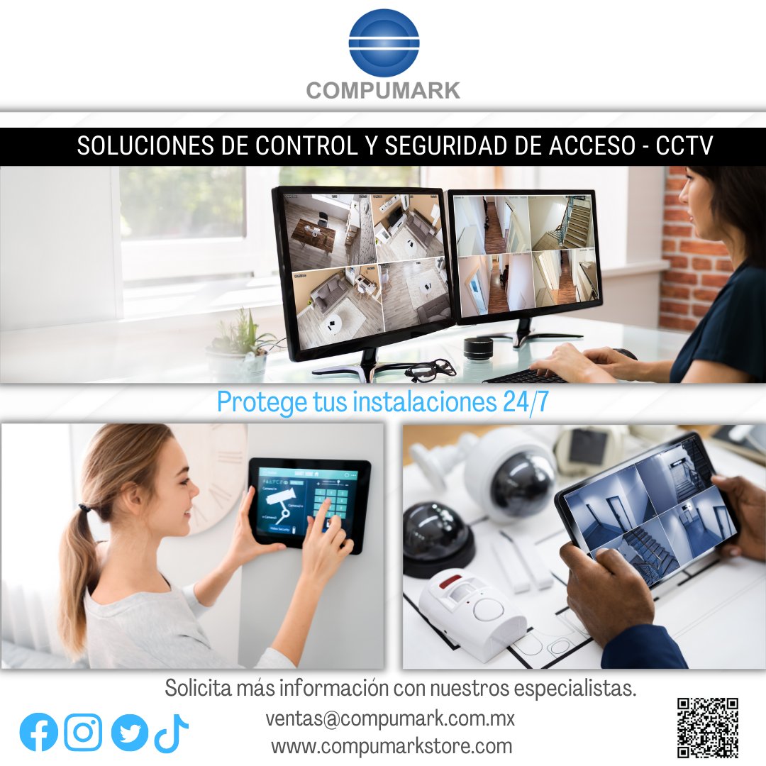 CompumarkStore on Twitter: "Monitorea tus instalaciones de manera remota 24/7. ventas@compumark ...