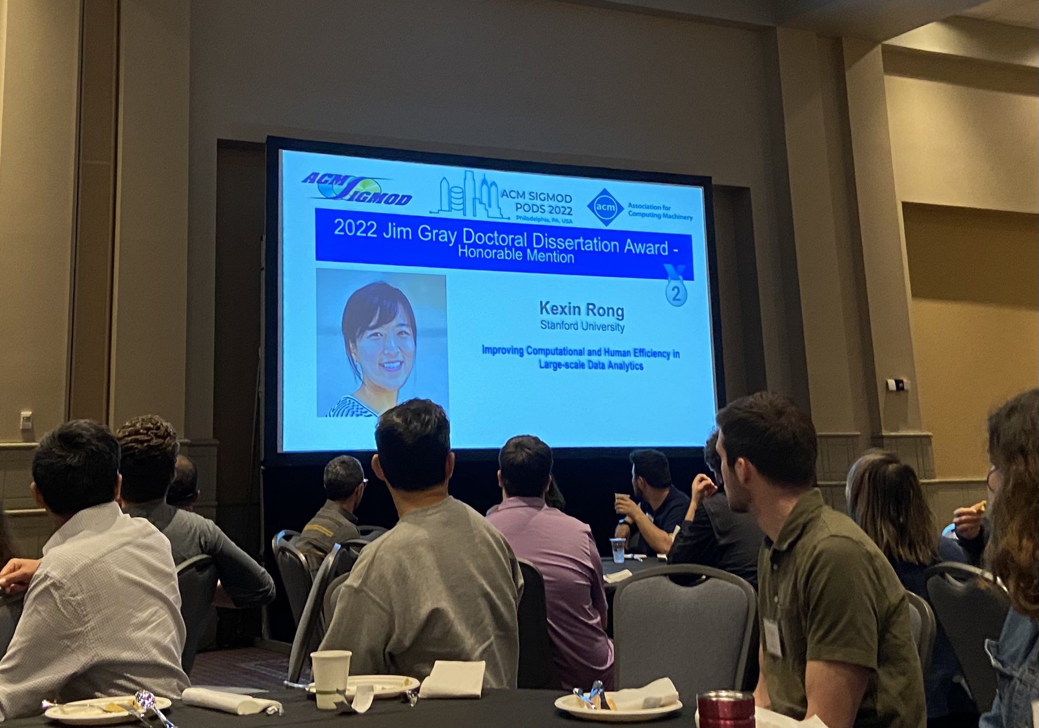 Kexin Rong on Twitter: "Excited to have received an Honorable Mention for the 2022 Jim Gray ...