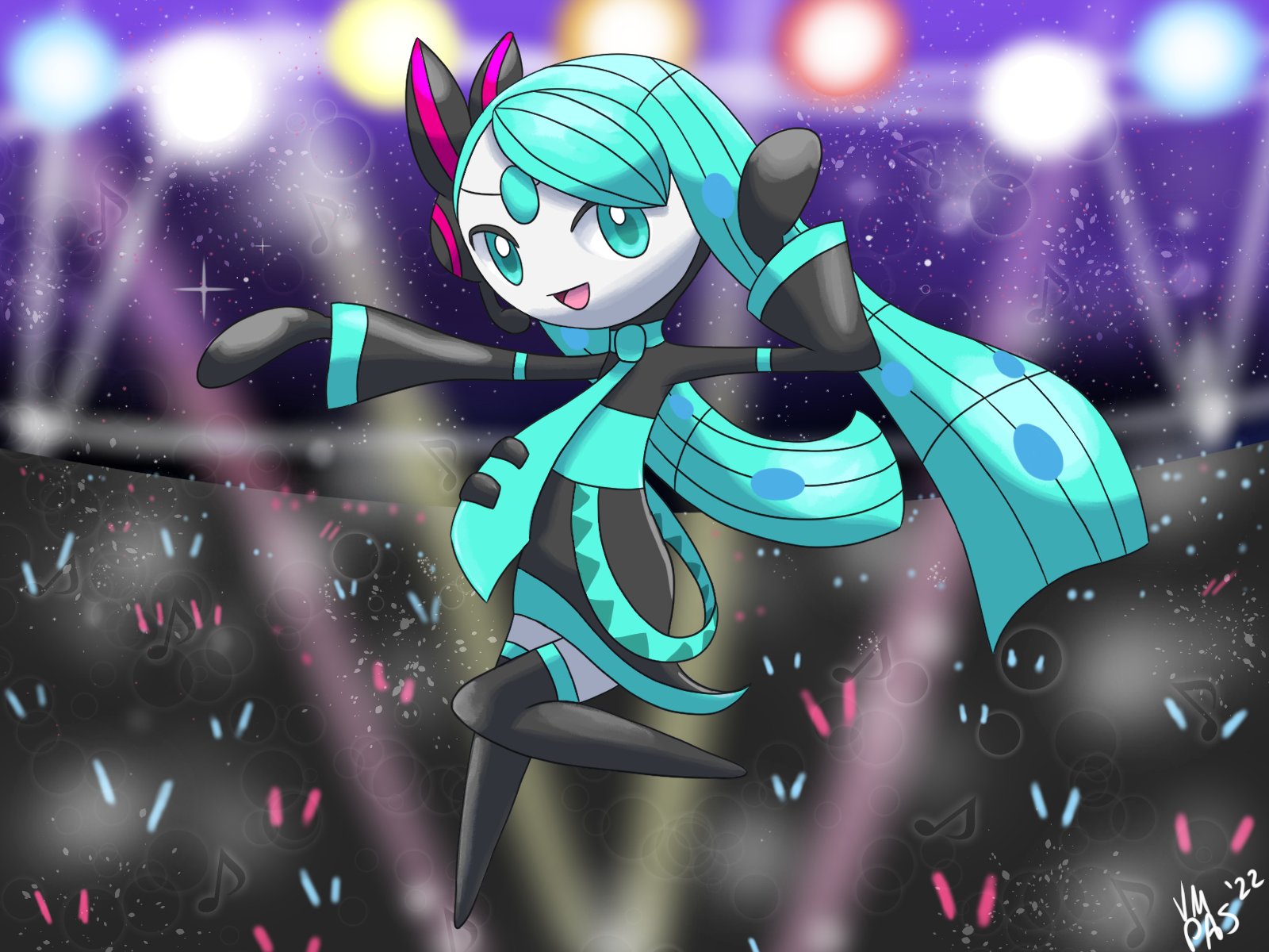 Meloetta Pokemon Wallpaper