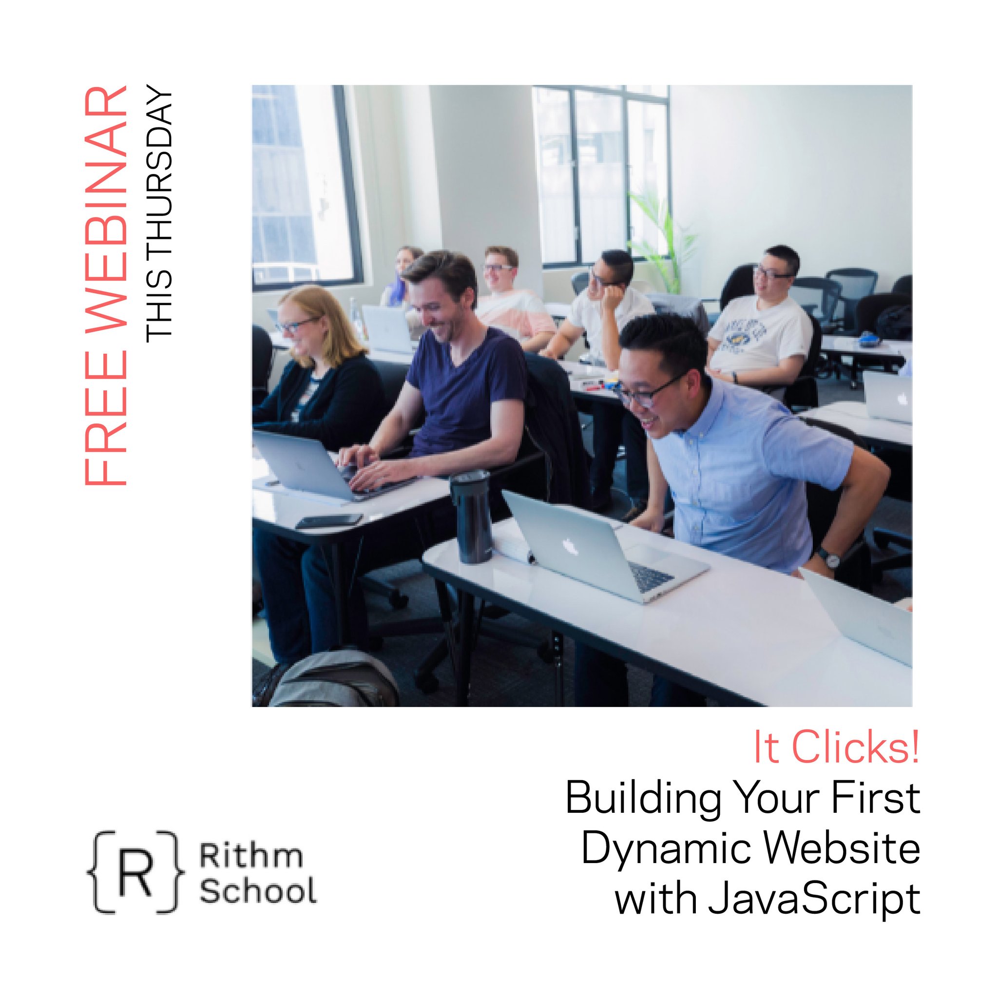 Rithm School on Twitter: "Don't miss out on our free webinar this Thursday! Join us as we teach ...