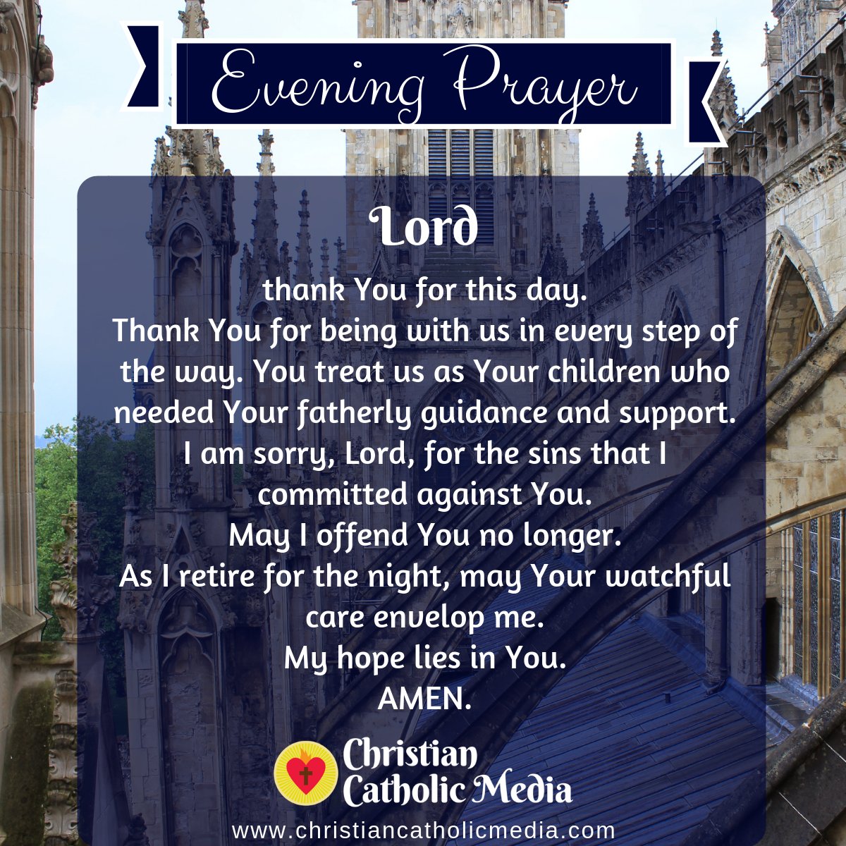 Catholic Bedtime Prayers