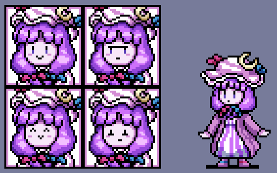 Touhou Patchouli Sprite