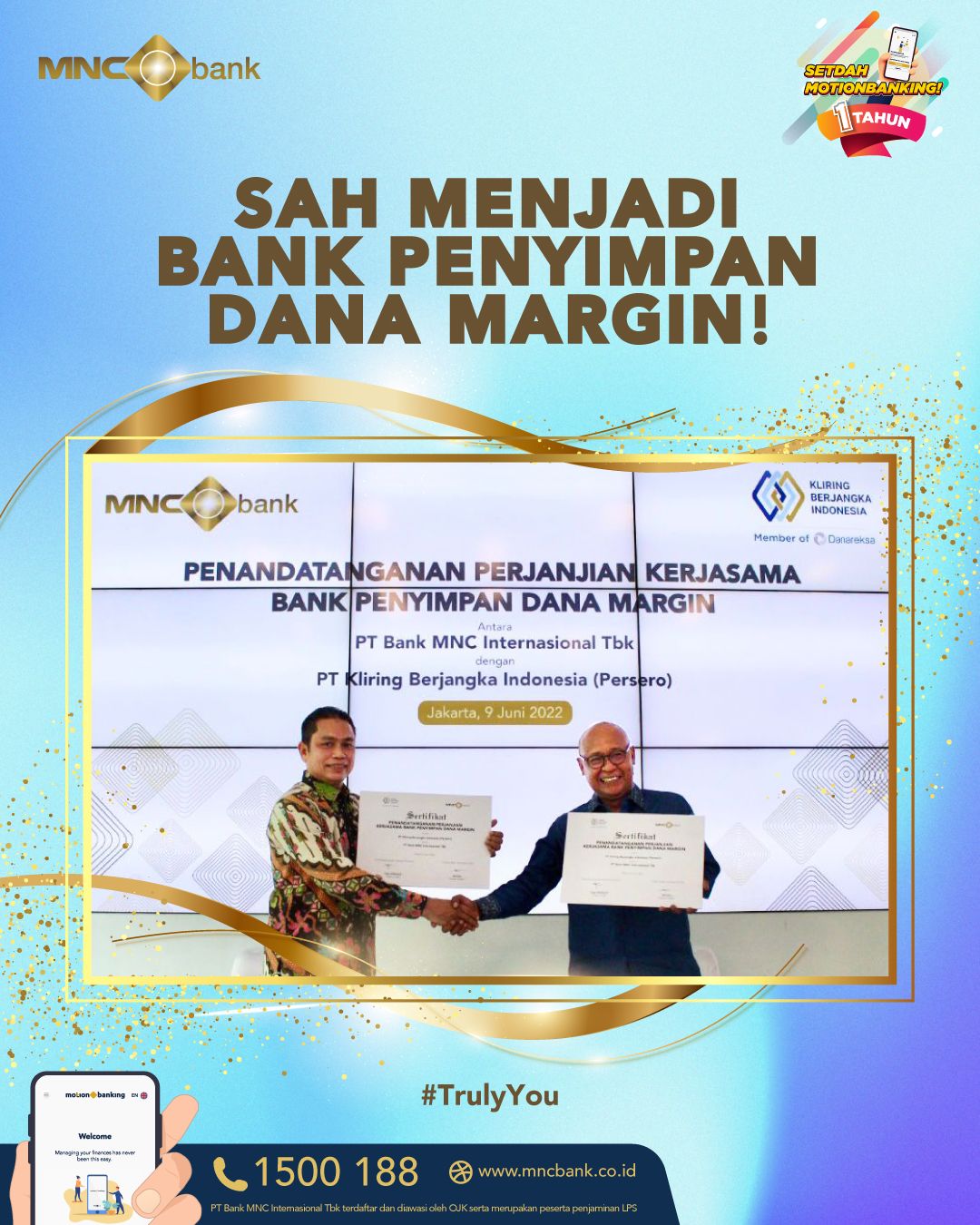 RCTI on Twitter: "MNC Bank menjadi bank penyimpan dana margin setelah menandatangani Perjanjian ...