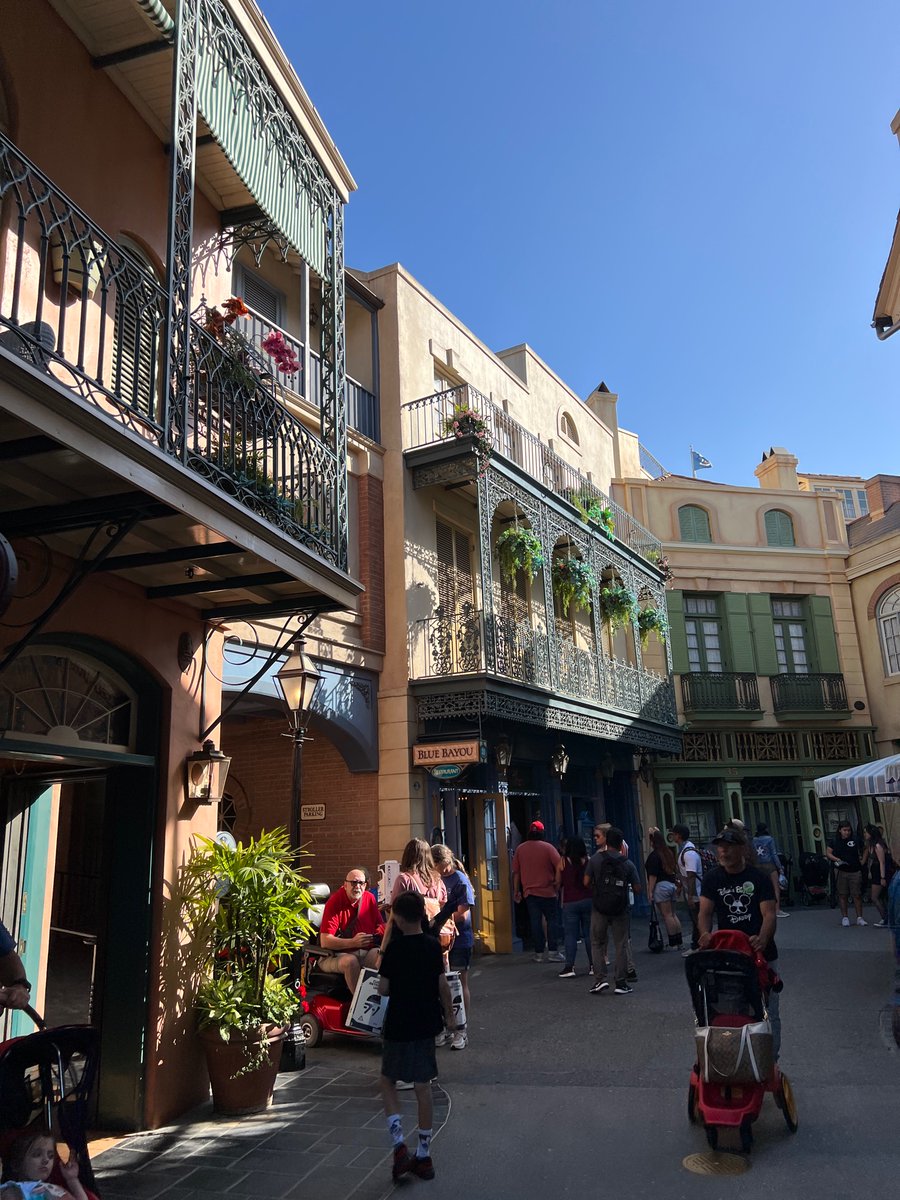 Disneyland is pretty close to peak urbanism. No cars, narrow streets ...