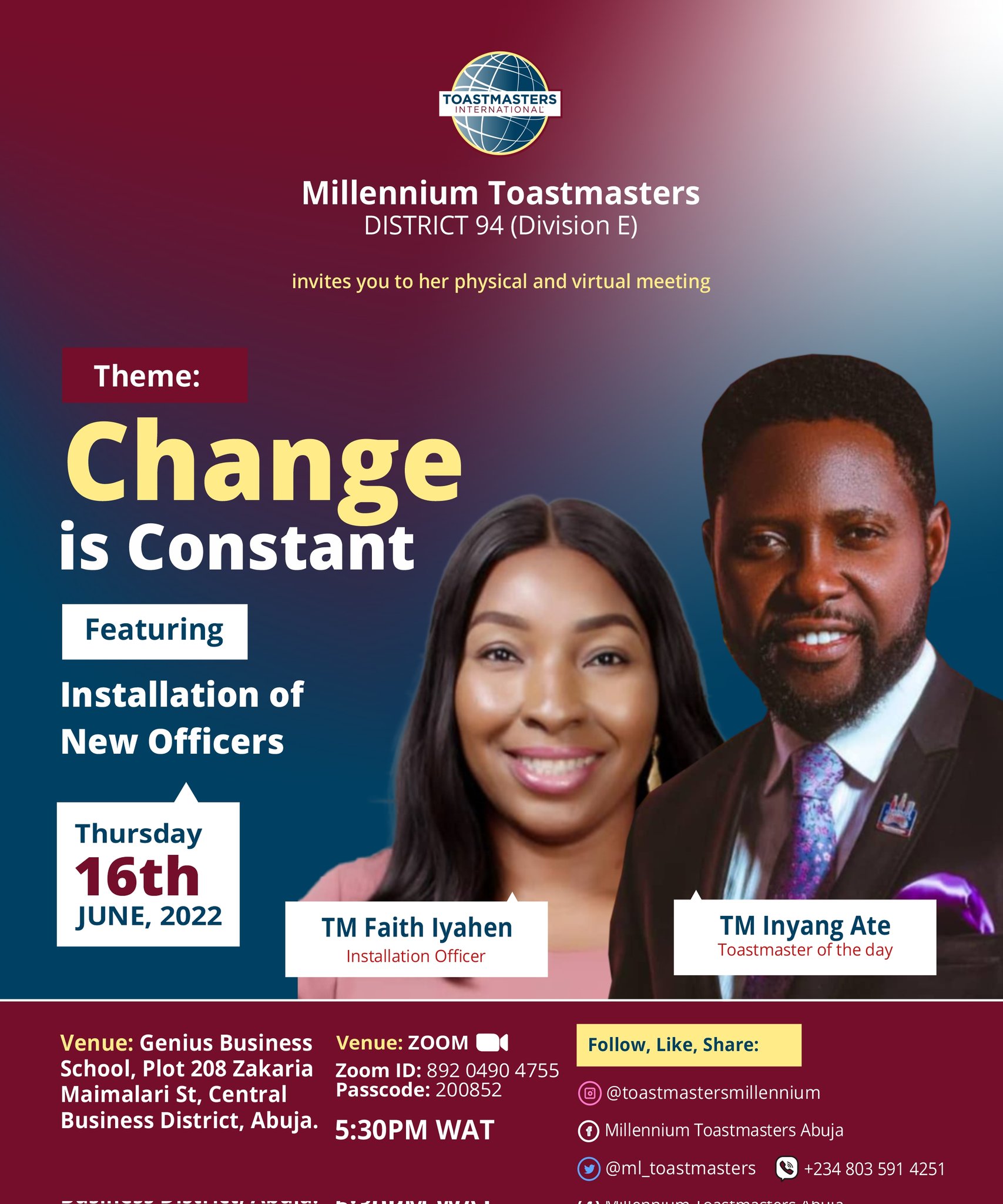 Toastmasters Club Flyers