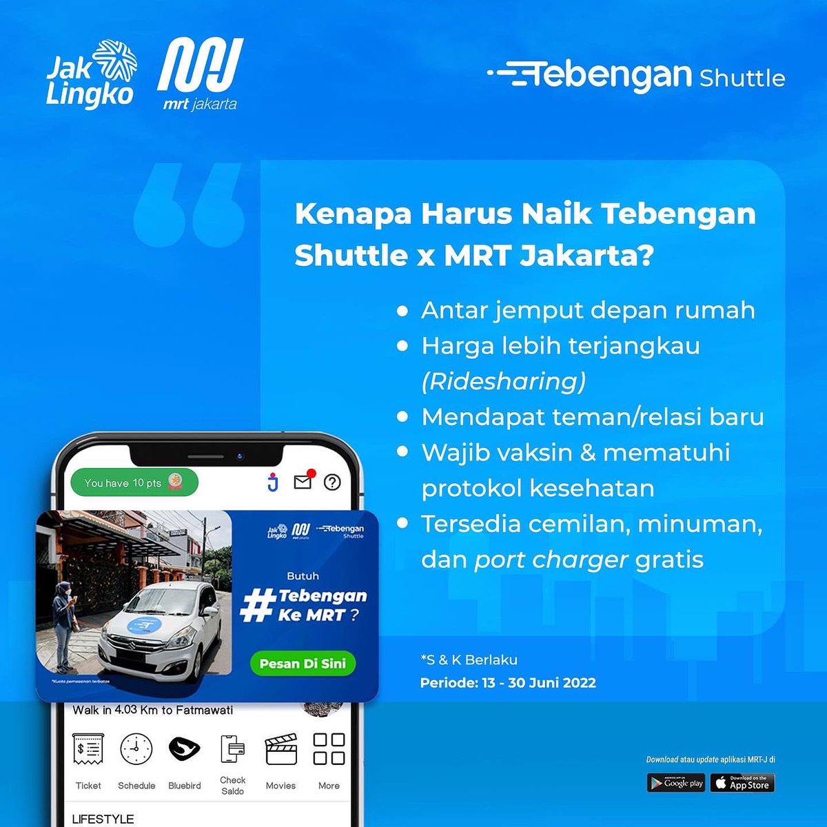MRT Jakarta on Twitter: "Teman MRT, ada #KadoHariSpesial nih buat kamu yang butuh tebengan. Ada ...