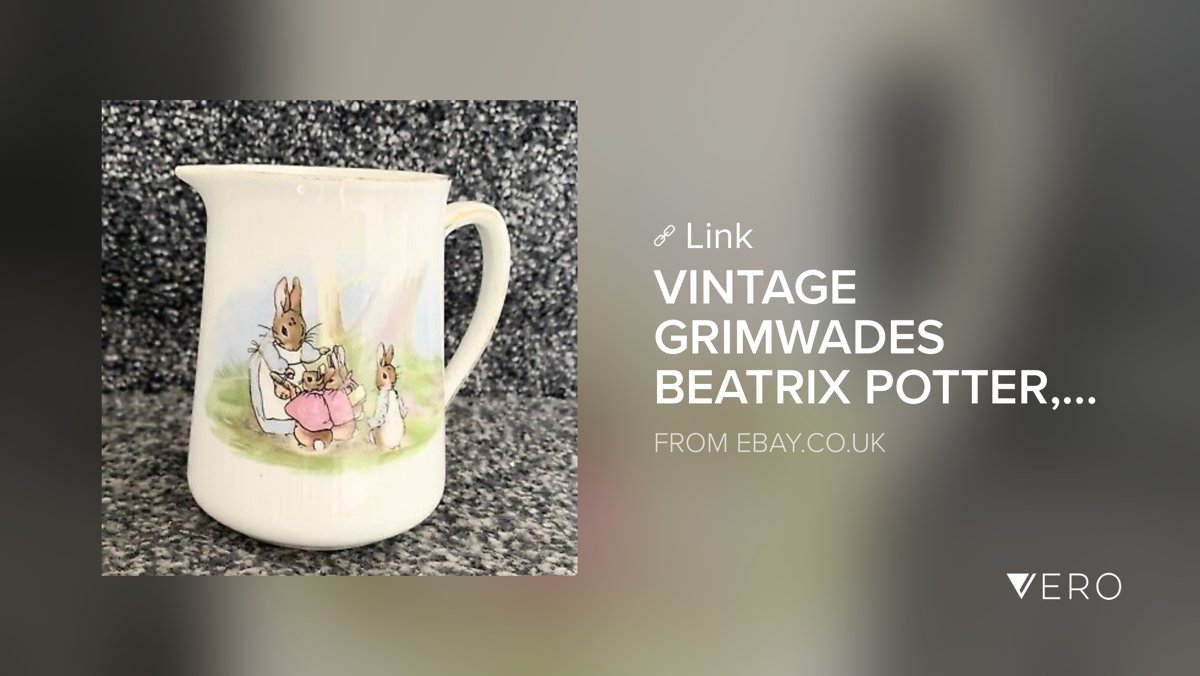 Sugar Bowls & Creamers Kitchen & Dining Vintage Grimwades Peter Rabbit ...