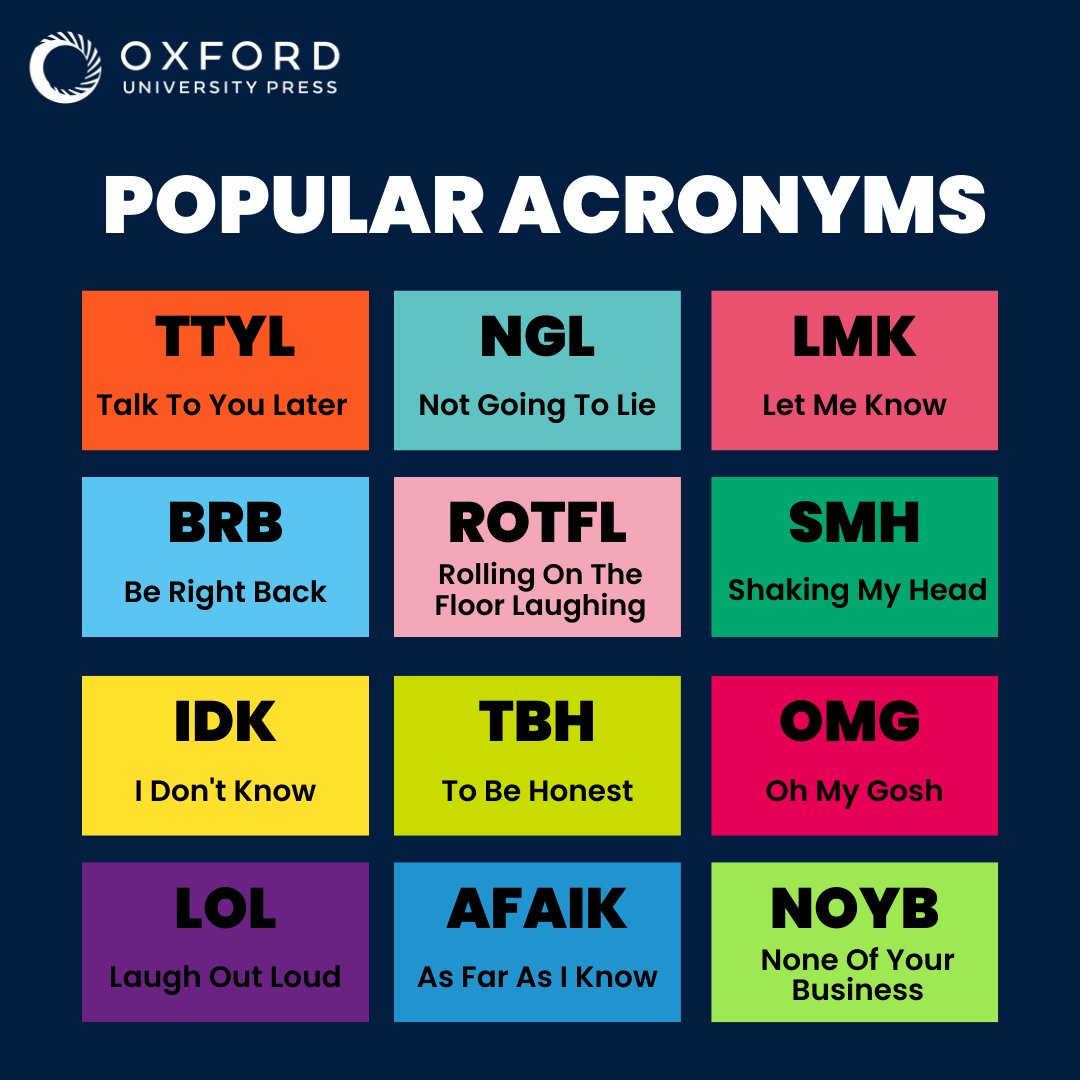 Popular Business Acronyms