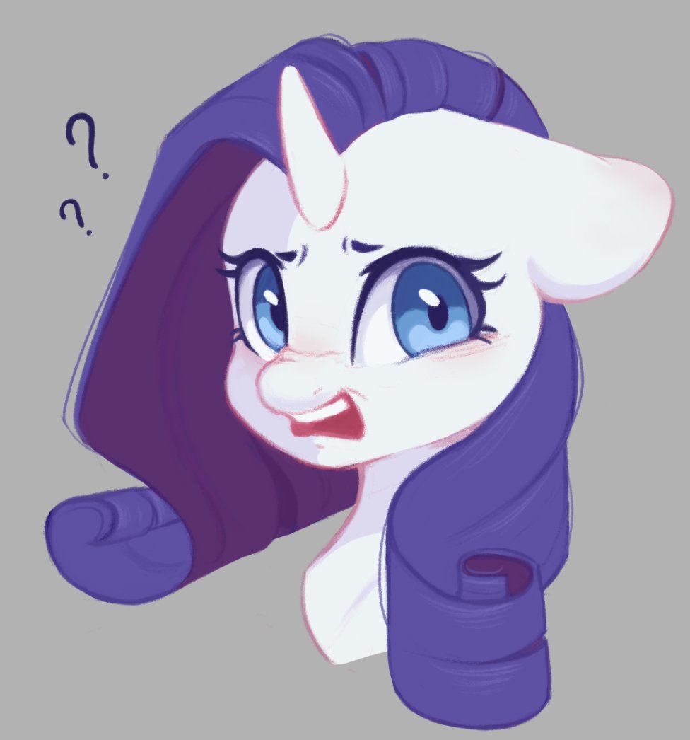 Rarity Sad Face