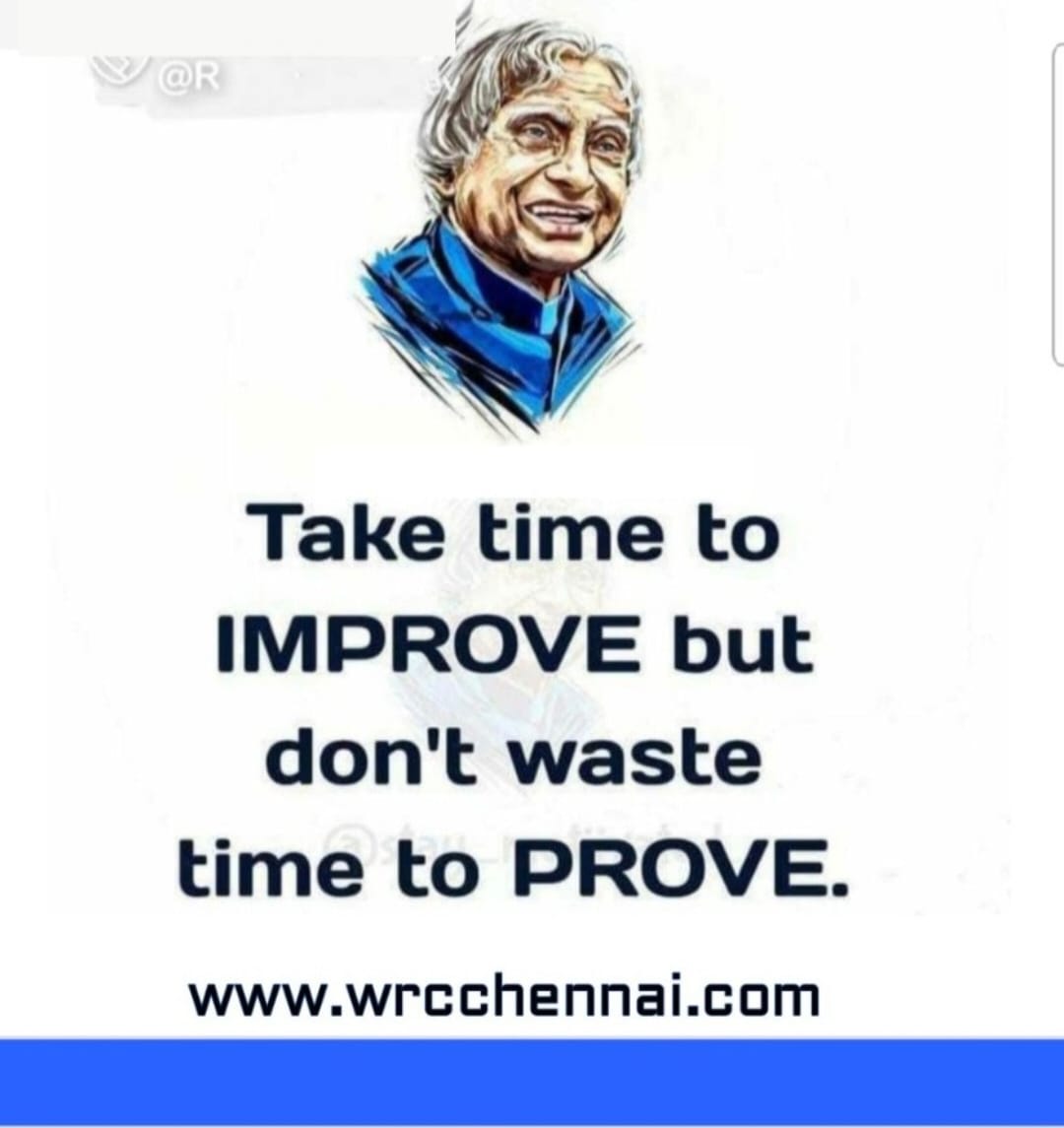 WRC Chennai On Twitter Take The To Improve But Don t Waste Time To wrc-chennai-on-twitter-take-the-to-improve-but-don-t-waste-time-to