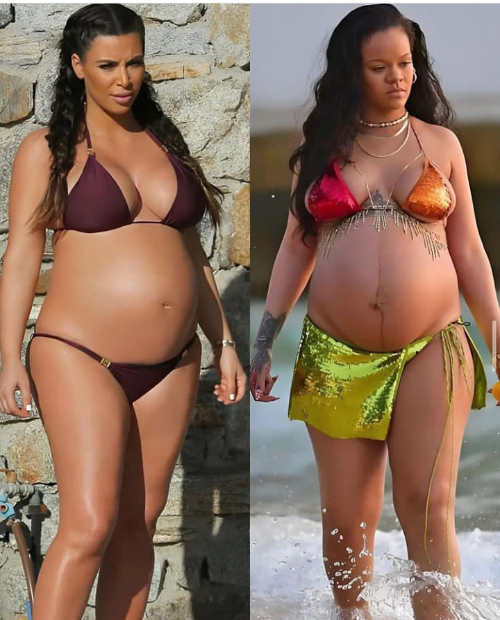 Kim Kardashian Pregnant Bikini 2022 9859
