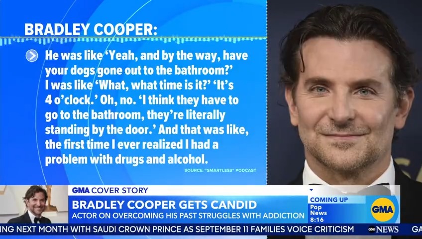 "And that was like, the first time I ever realized I had a problem with ...