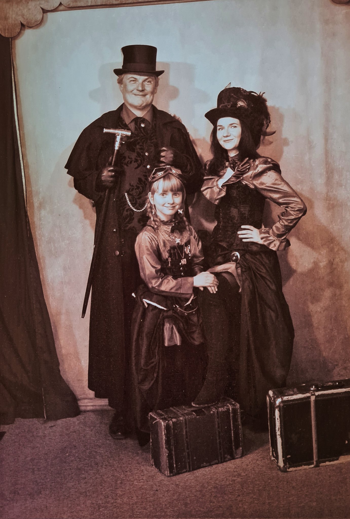 Steampunk Family Portrait