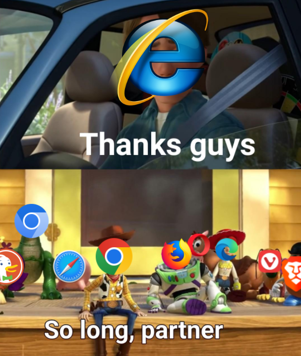 Internet Explorer Funny Logo