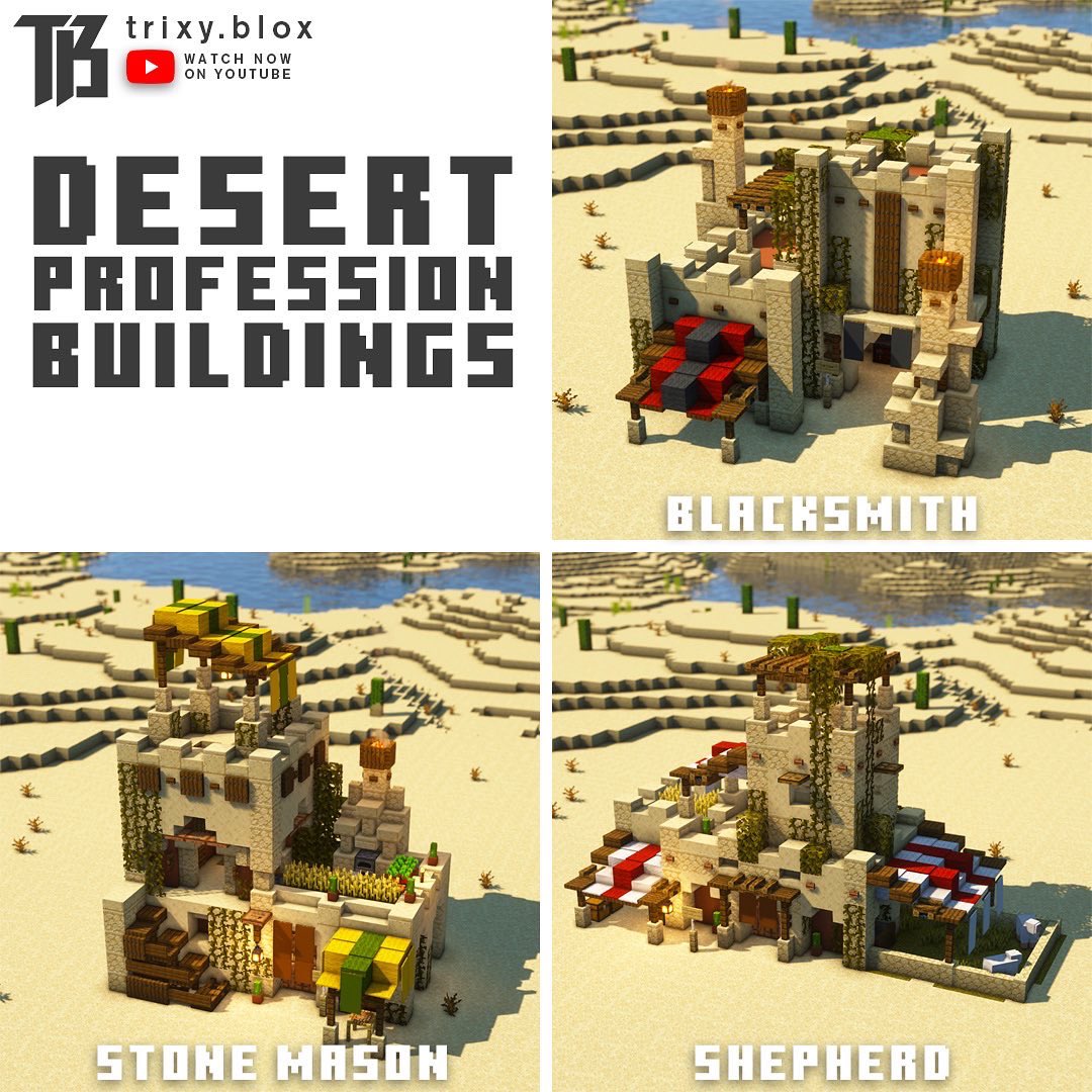 Minecraft Desert Village Blacksmith