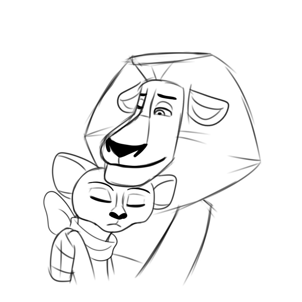 Madagascar 3 Gia Coloring Pages