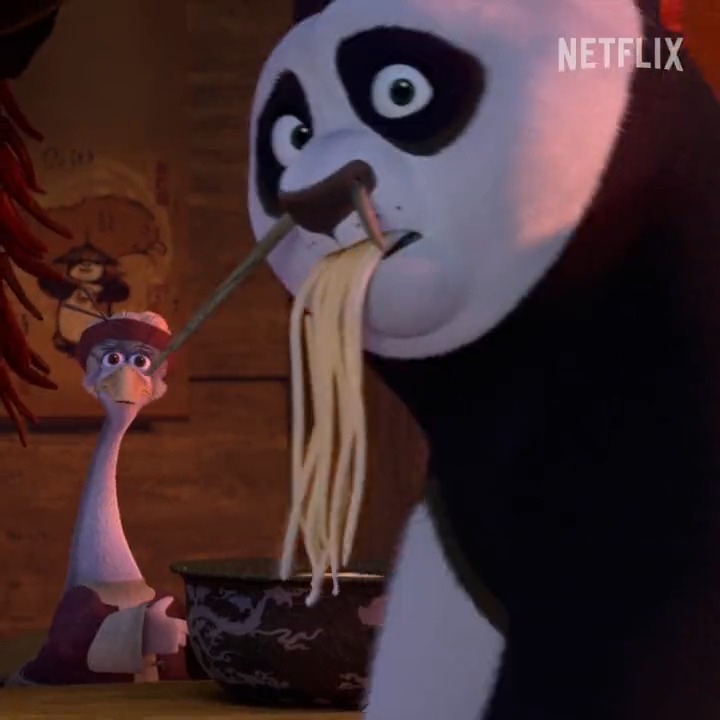 Kung Fu Panda Po Eating