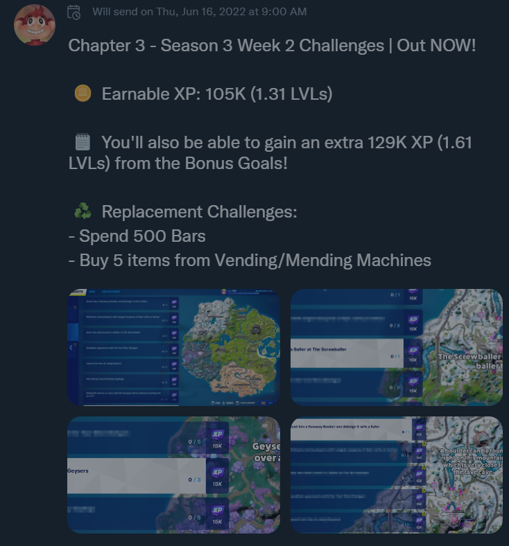 iFireMonkey on Twitter: "The XP mentioned above factors in weekly bonus goals, you can see the ...