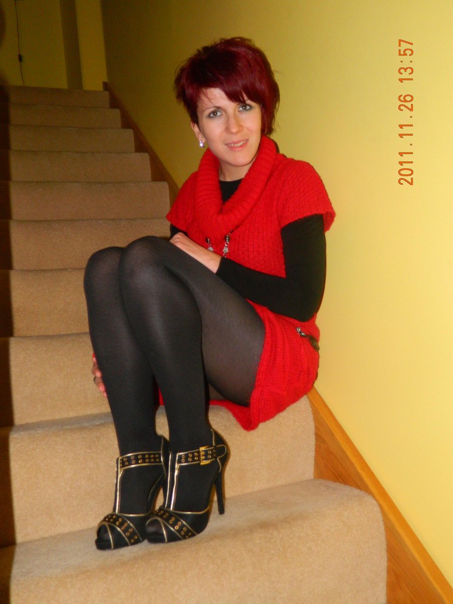 Amateur Pantyhose On Twitter High Heels And Black Pantyhose