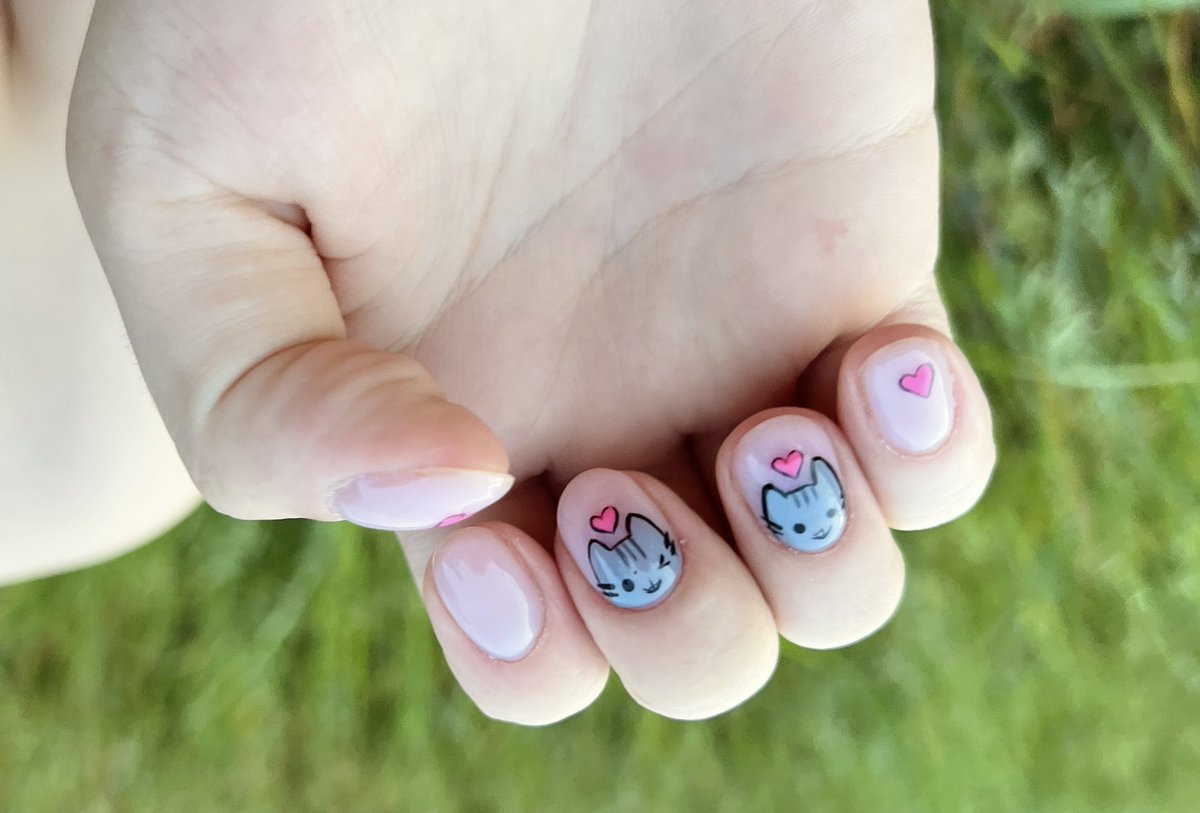 New manicure💖 Neko Kuny @kuny_neko