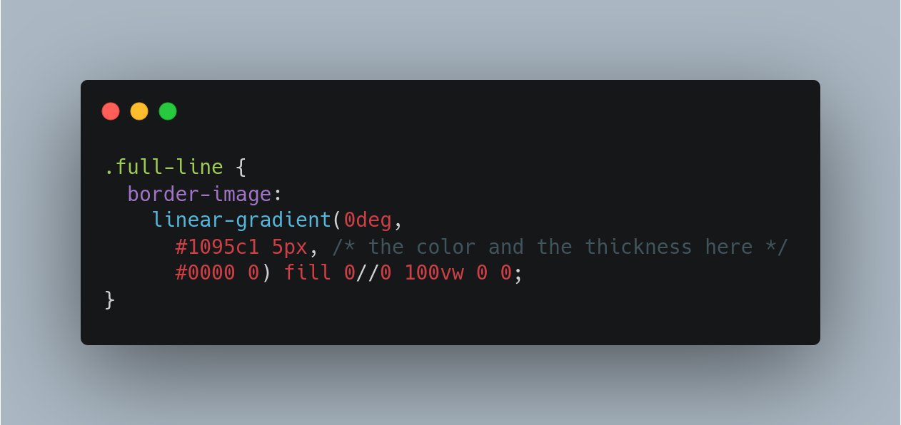 T Afif Css Challenges On Twitter 馃挕 Css Tip Add An Underline To 8295