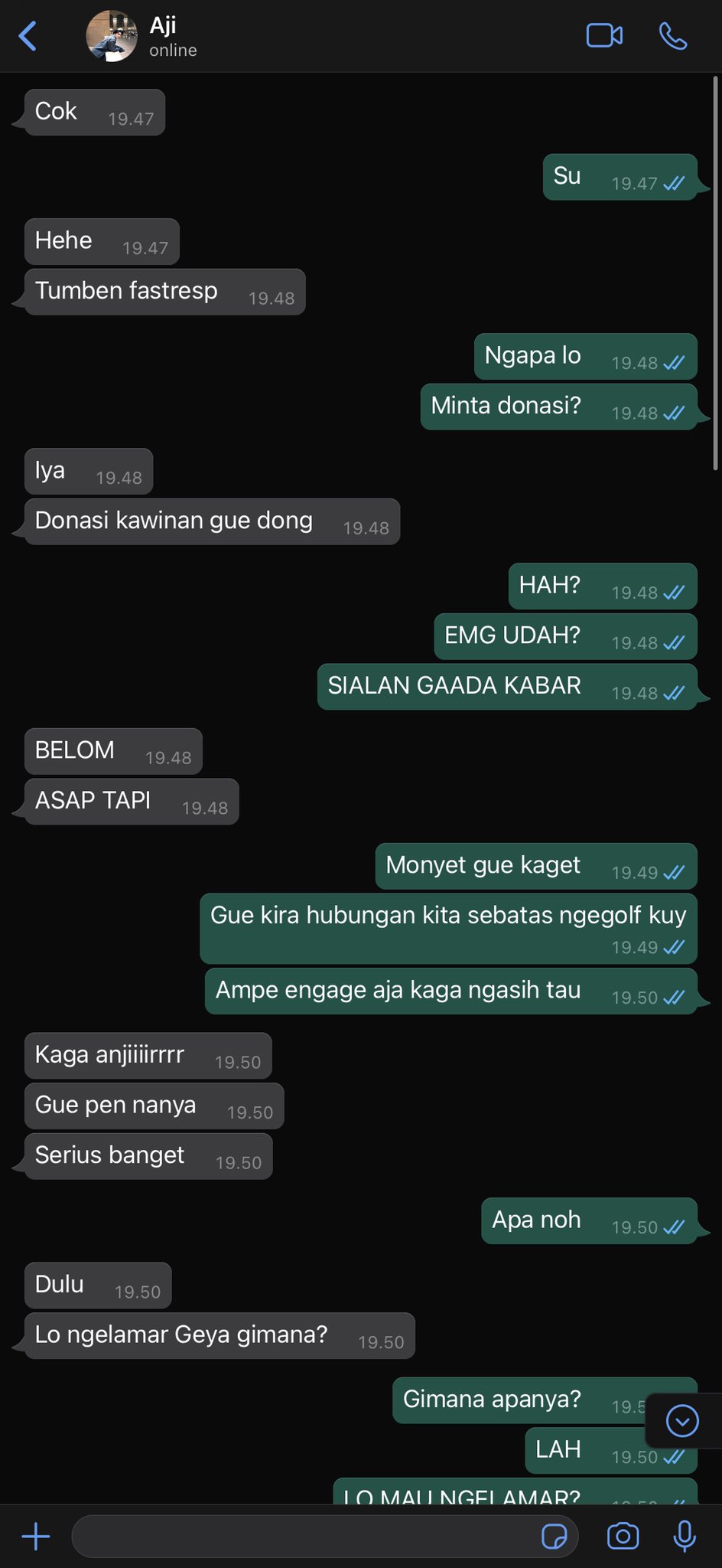 ujank on Twitter: "151. chapt : aji mau kawin https://t.co/PXW77Xc5Hy ...