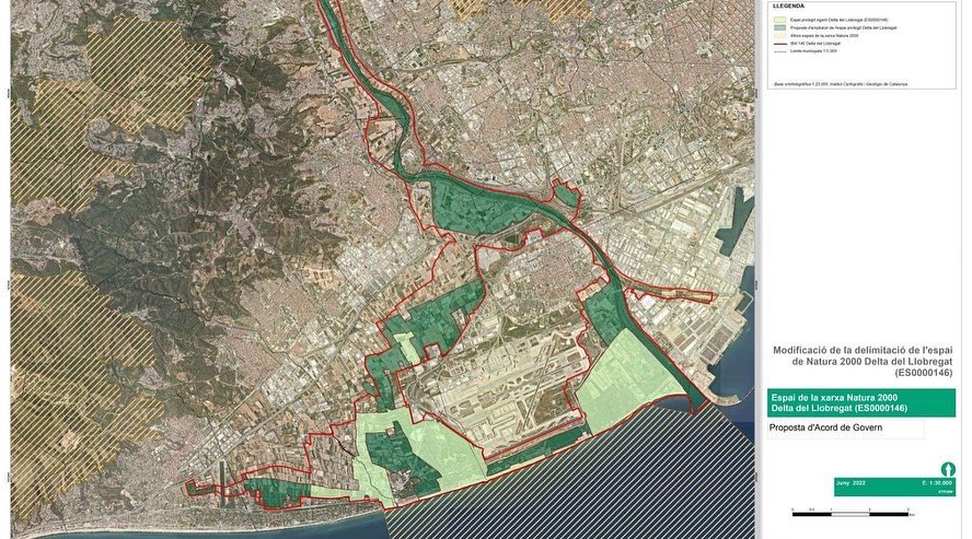 Sucediendo Tamano relativo Teoría básica delta del llobregat mapa ...