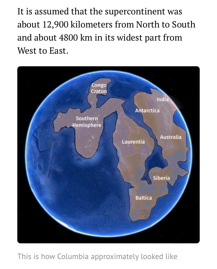 Supercontinents of the aeons. They rattle around the realm like balls ...