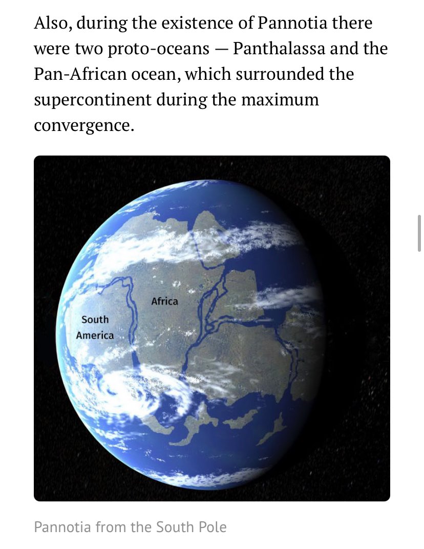 Supercontinents of the aeons. They rattle around the realm like balls ...