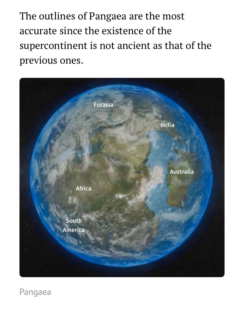 Supercontinents of the aeons. They rattle around the realm like balls ...